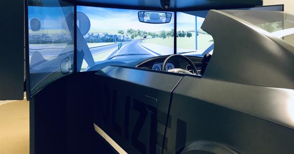 Lander Police driving simulator in Germany