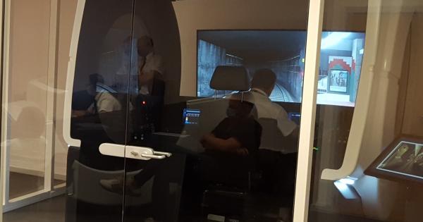 Simulador de metro para STIB Bruselas